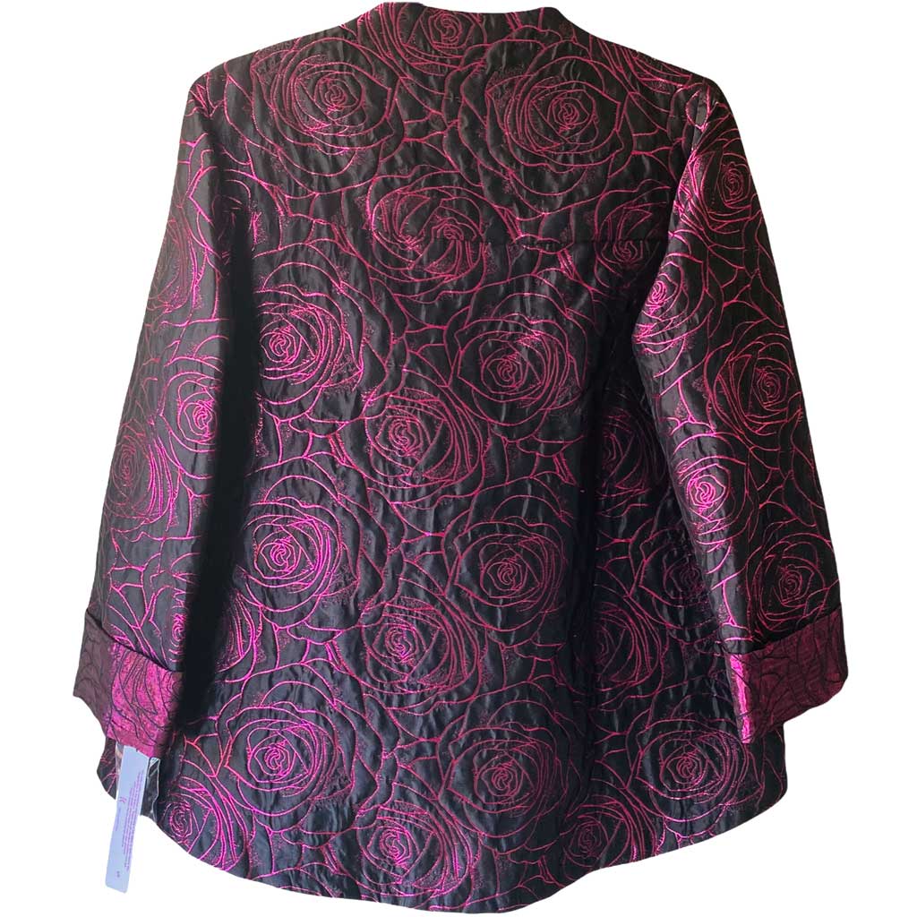 IC Collection Purple Jacquard Jacket -Simply Bella – Simply Bella